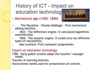 History of education technology daniela morrone | PPT