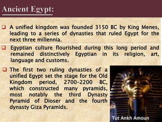 a glimpse at Egypt History | PPTX