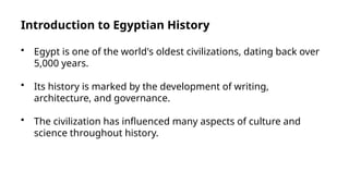 History Of Egypt and Egyptian civilisation.pptx