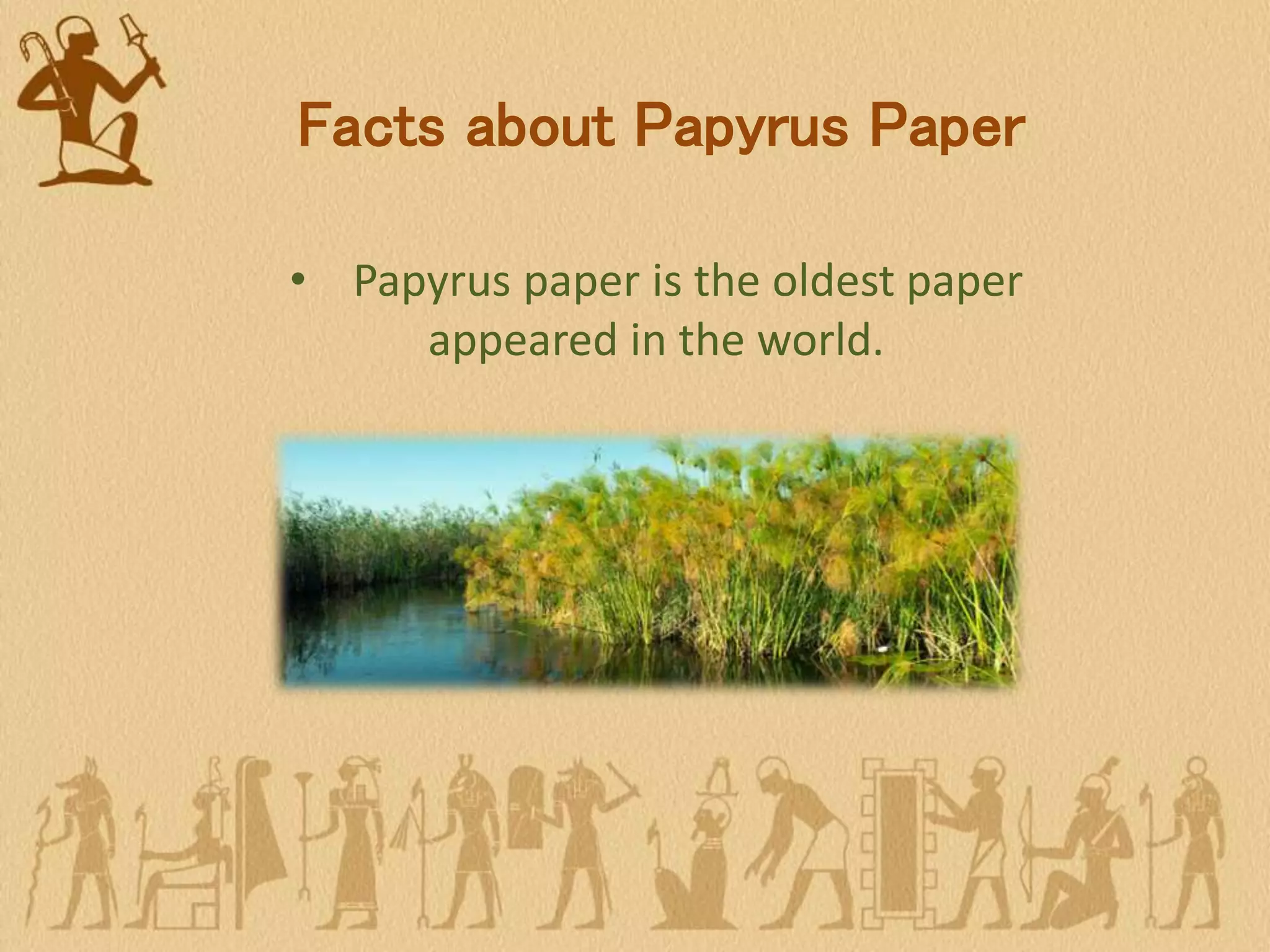 History of Egyptian Papyrus Paper | PPTX