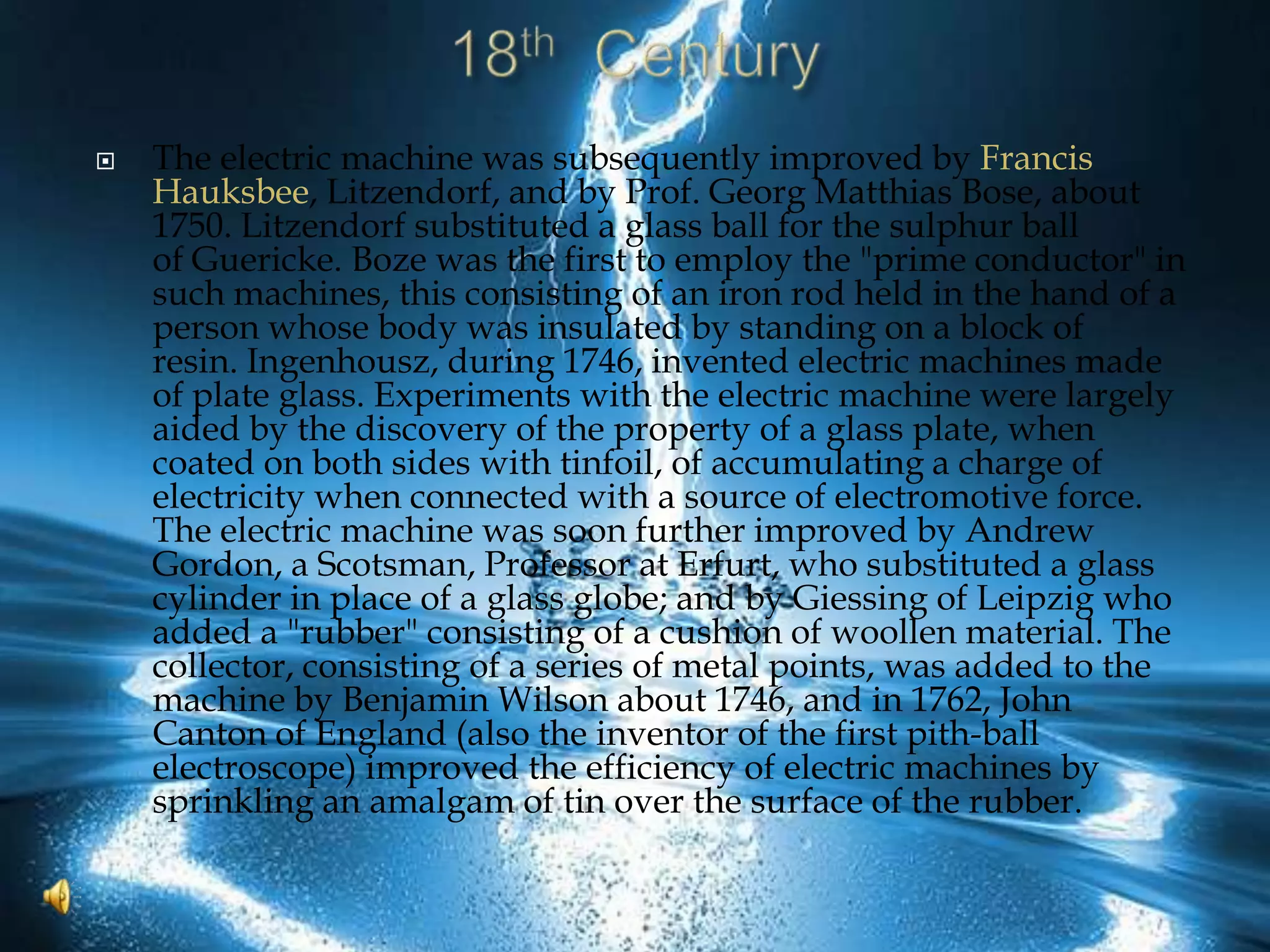 History of electricity | PPTX