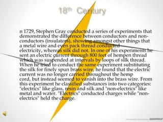 History of electricity | PPTX