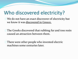 History of electricity (3) | PPT