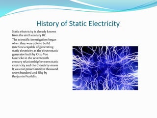 History of electricity | PPTX