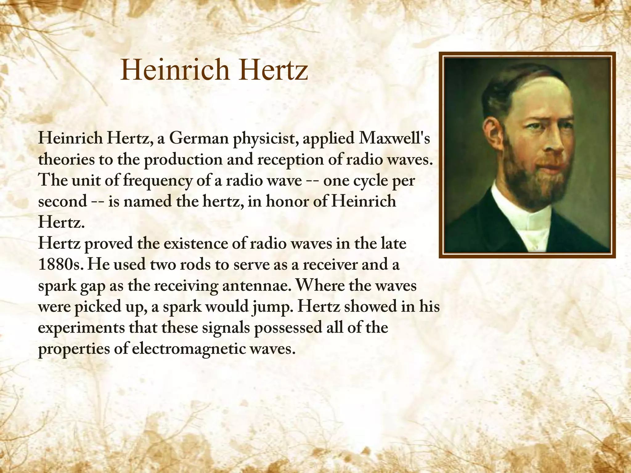 History of electromagnetic wave’s discovery | PPTX