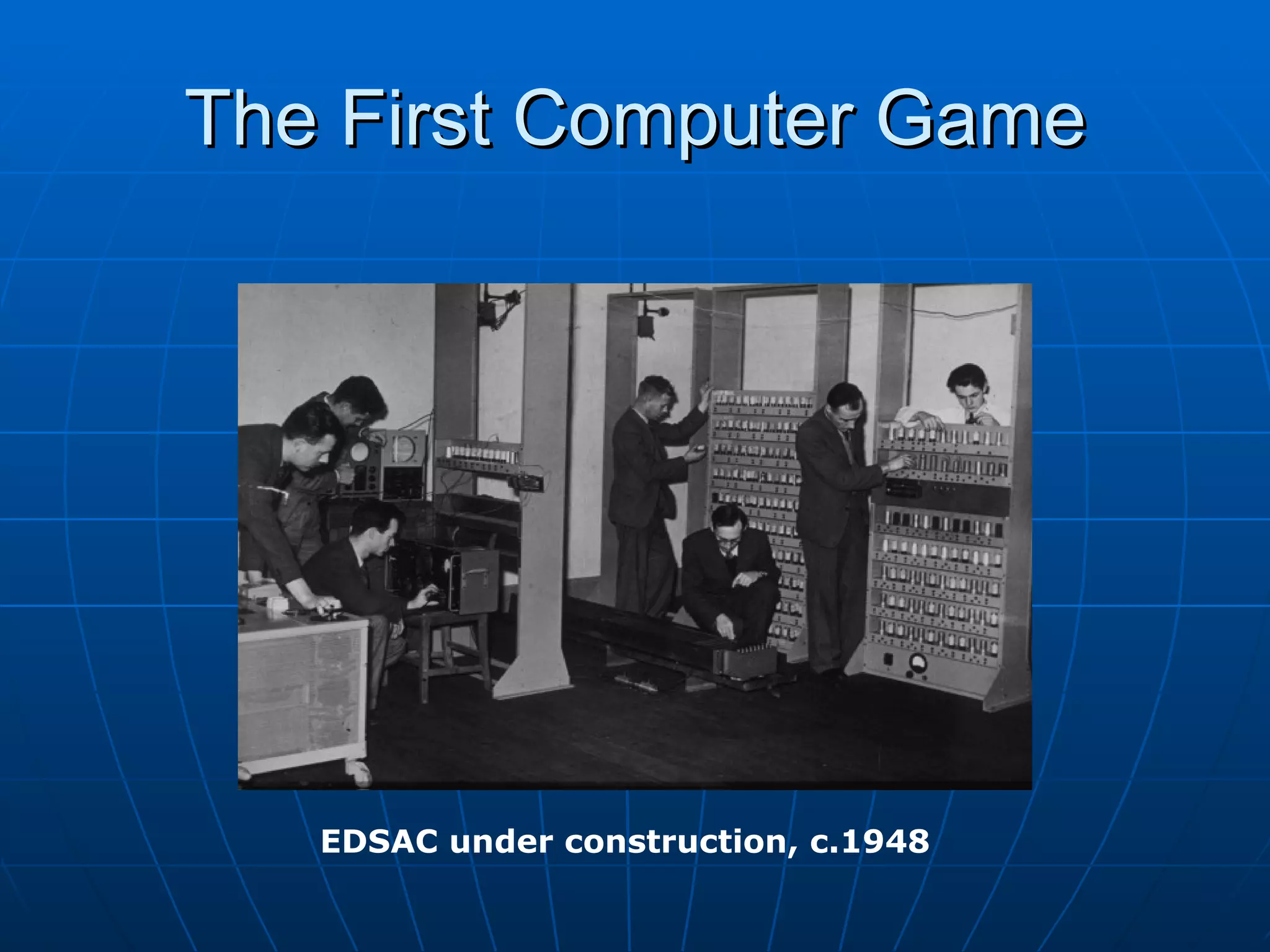 History Of Electronic Game Design | PPT