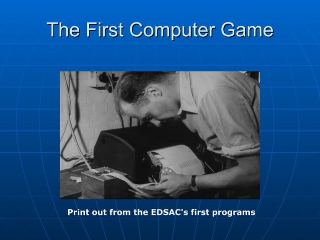 History Of Electronic Game Design | PPT