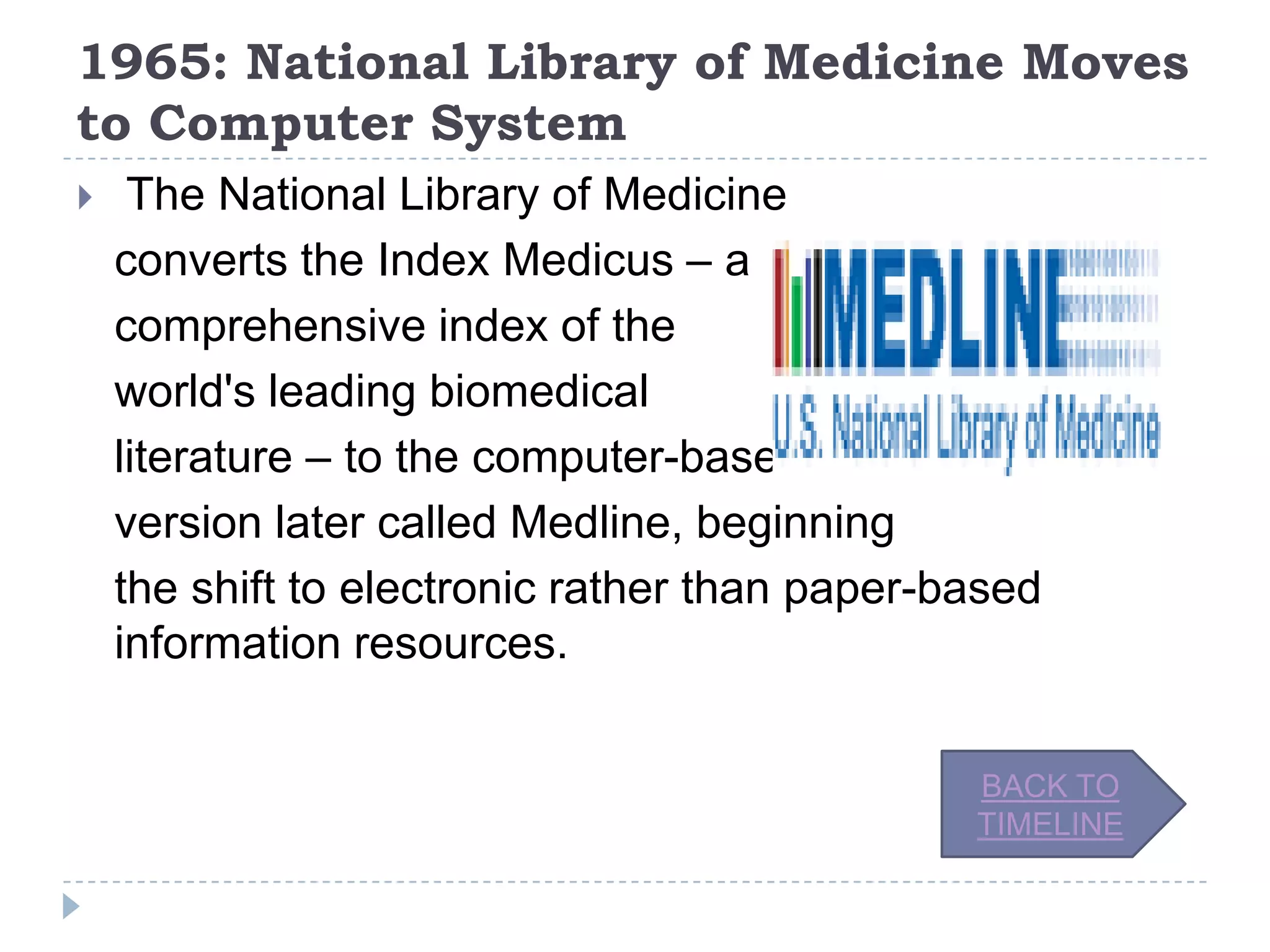 History of electronic health records ppt | PPTX