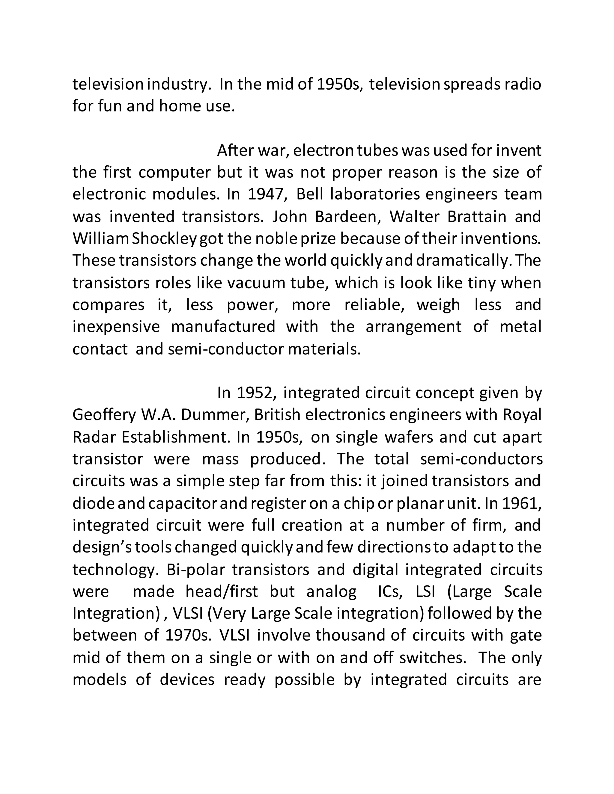 History of electronics | DOCX