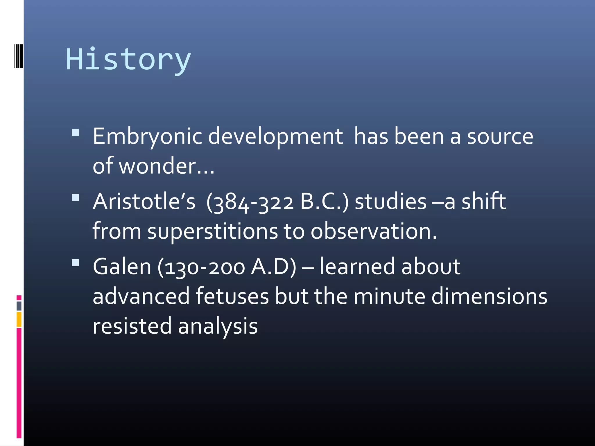 History of embryology | PPT