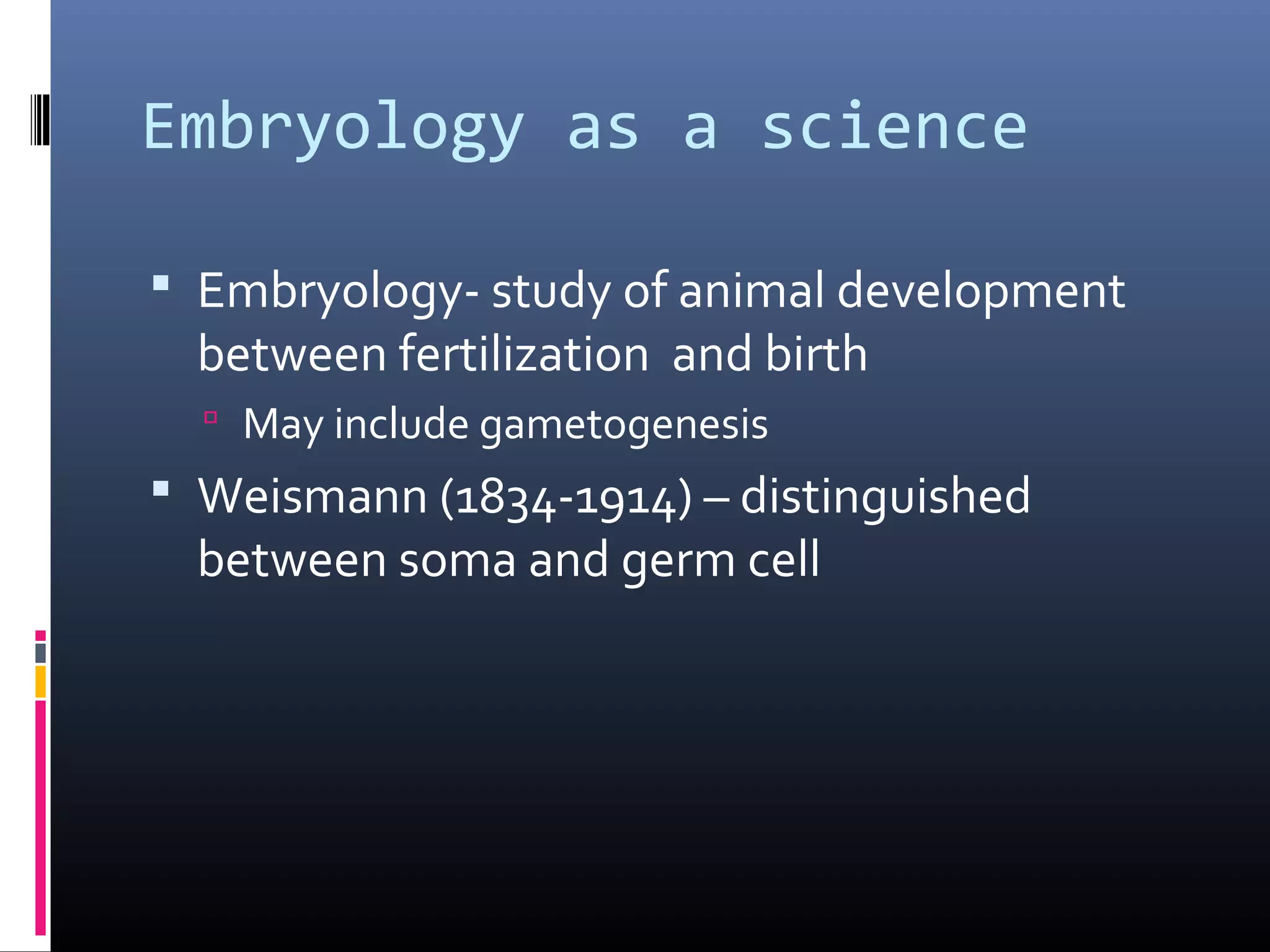 History of embryology | PPT