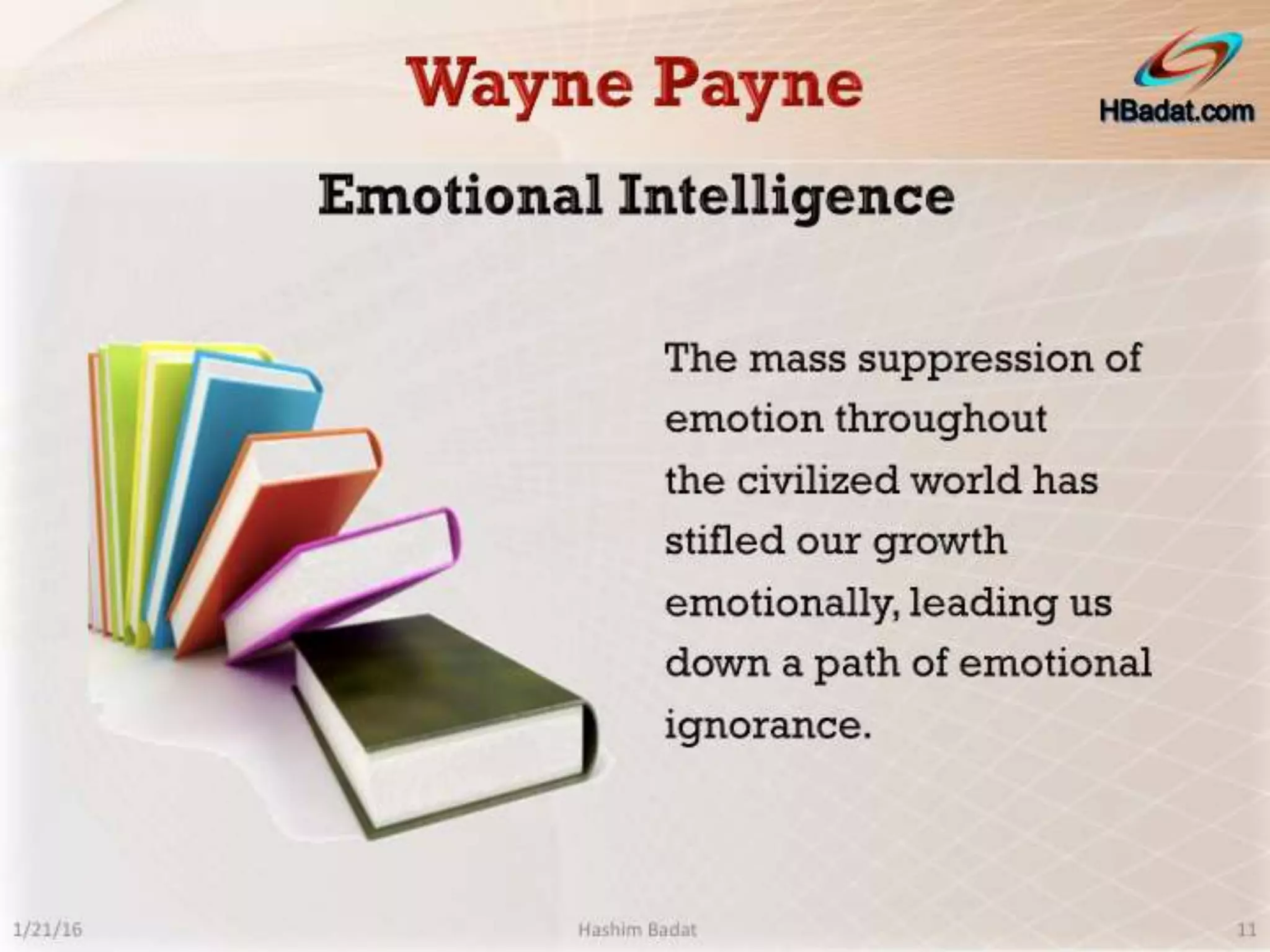 History of Emotional Intelligence Part-II | PPTX