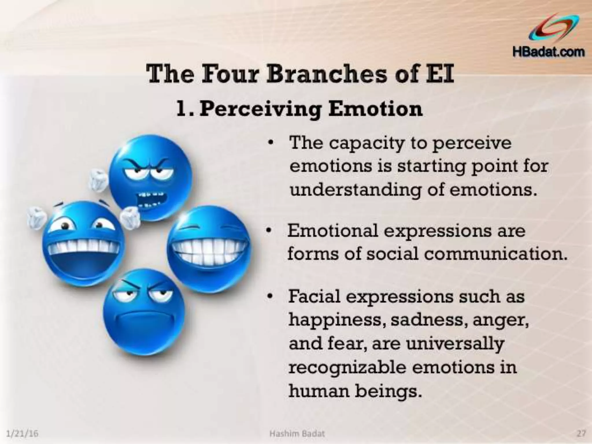 History of Emotional Intelligence Part-II | PPTX