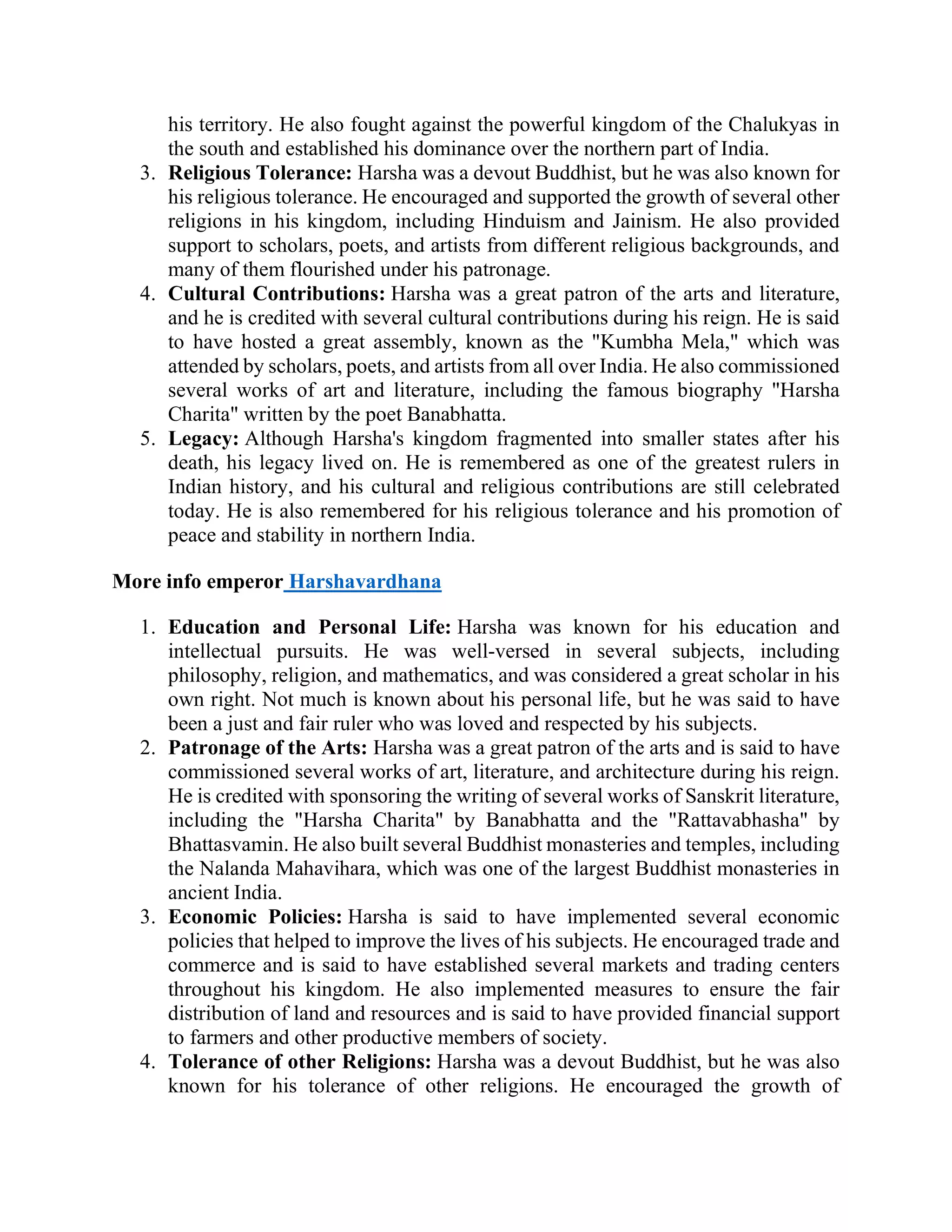 History of emperor Harshavardhana.pdf