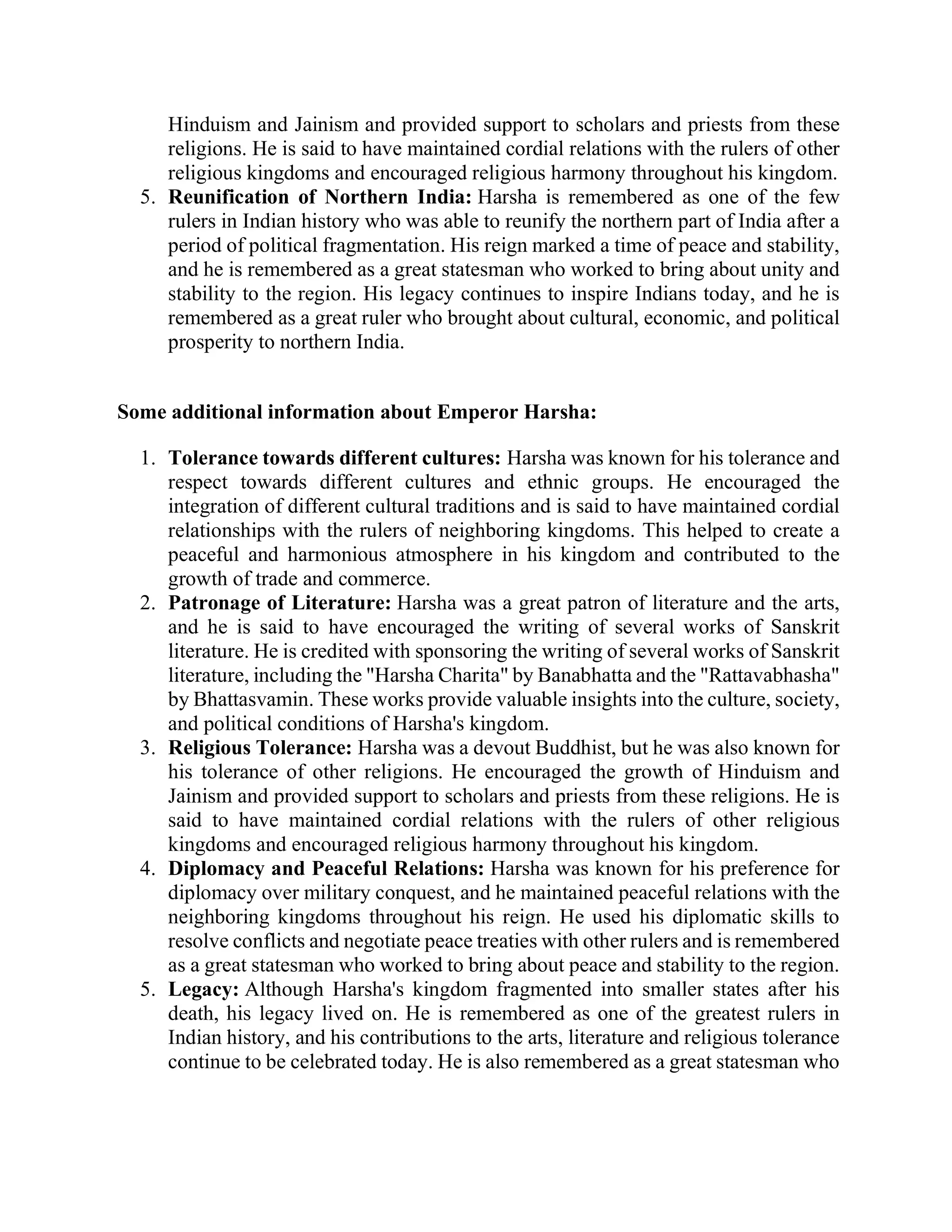 History of emperor Harshavardhana.pdf