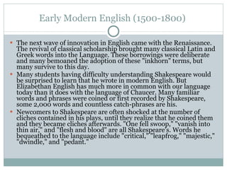 History of english | PPT