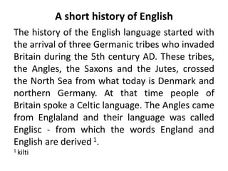 History of England | PPTX