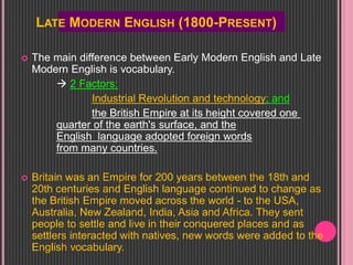 History of English | PPTX