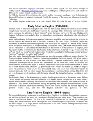 History of english language | PDF