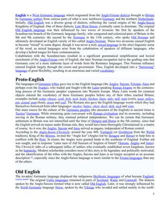 History of english language | PDF