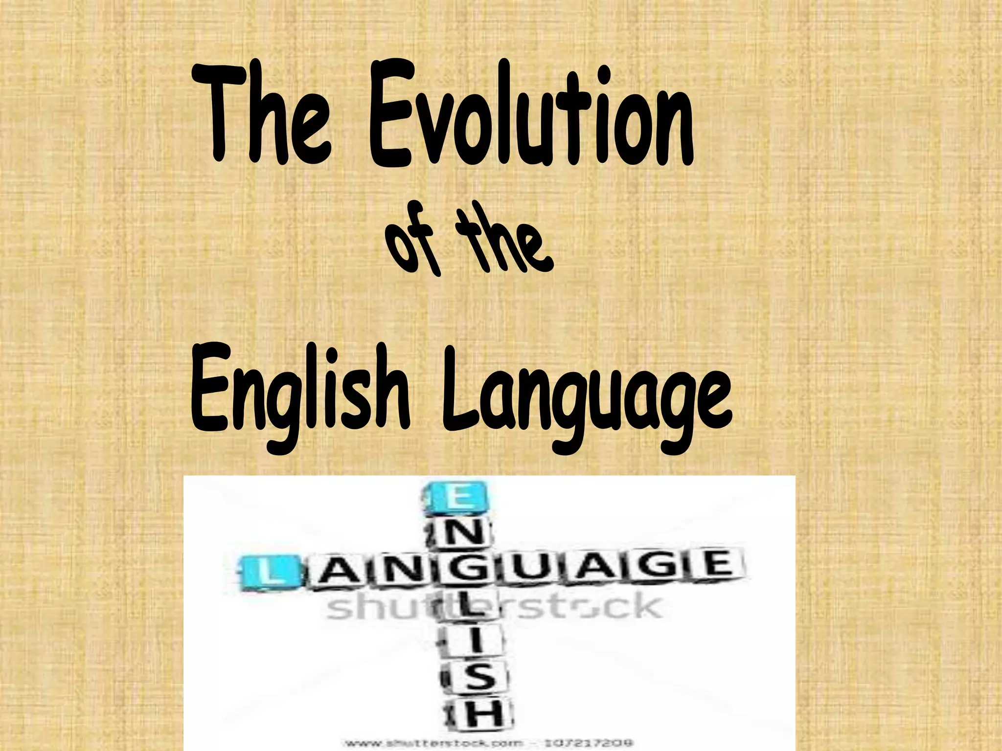 History of english language | PPTX