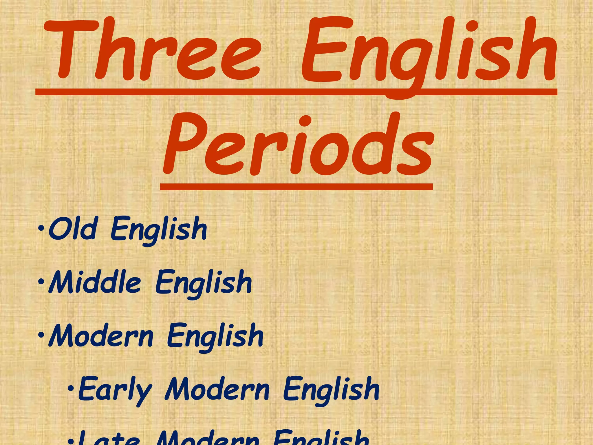 History of english language | PPTX