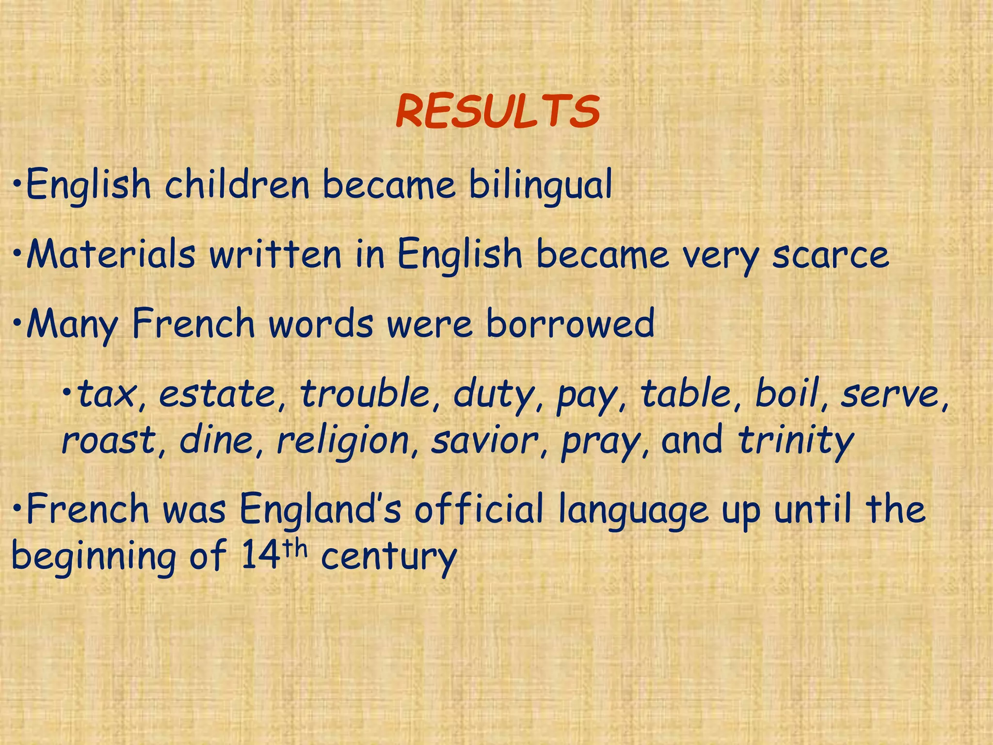 History of english language | PPTX