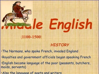 History of english language | PPTX