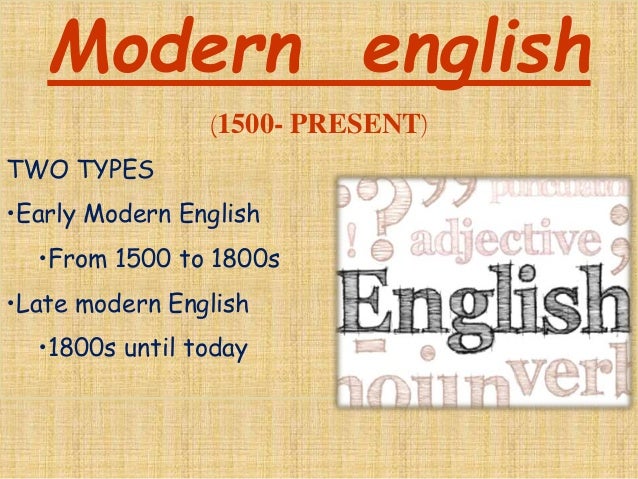 History of english language