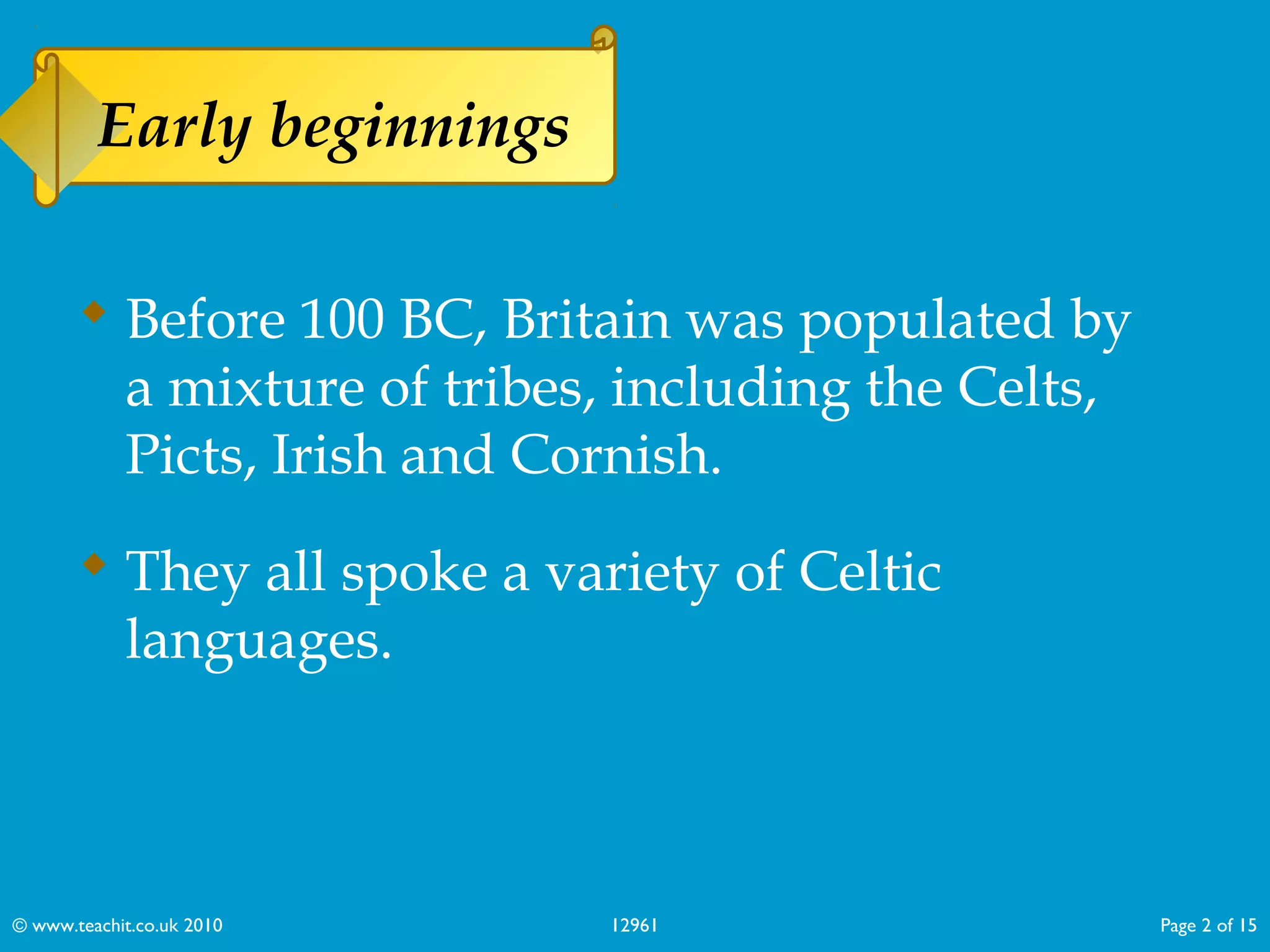 History of English Language | PPT