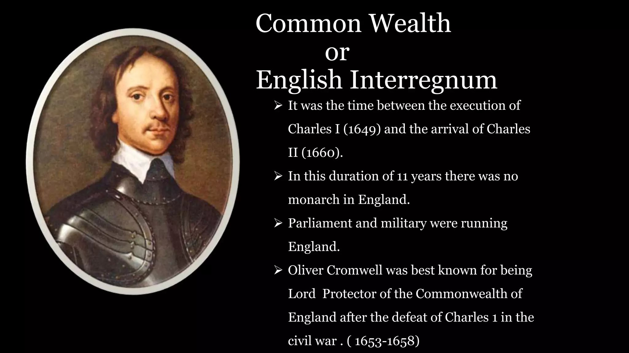 Brief Introduction to The Restoration age,History of English Literature ...