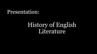 Brief Introduction to The Restoration age,History of English Literature ...