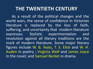 HIstory of English Literature - Outline.ppt
