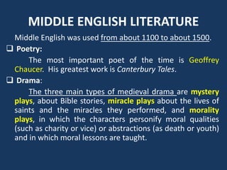 HIstory of English Literature - Outline.ppt