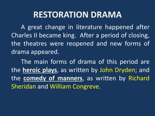 HIstory of English Literature - Outline.ppt