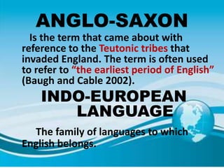 History of English | PPTX