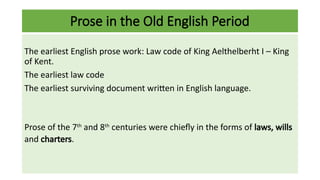 History of English Prose [Autosaved].pptx