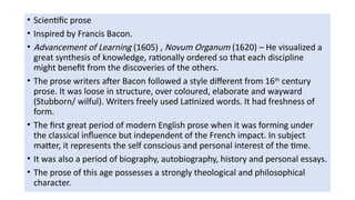 History of English Prose [Autosaved].pptx