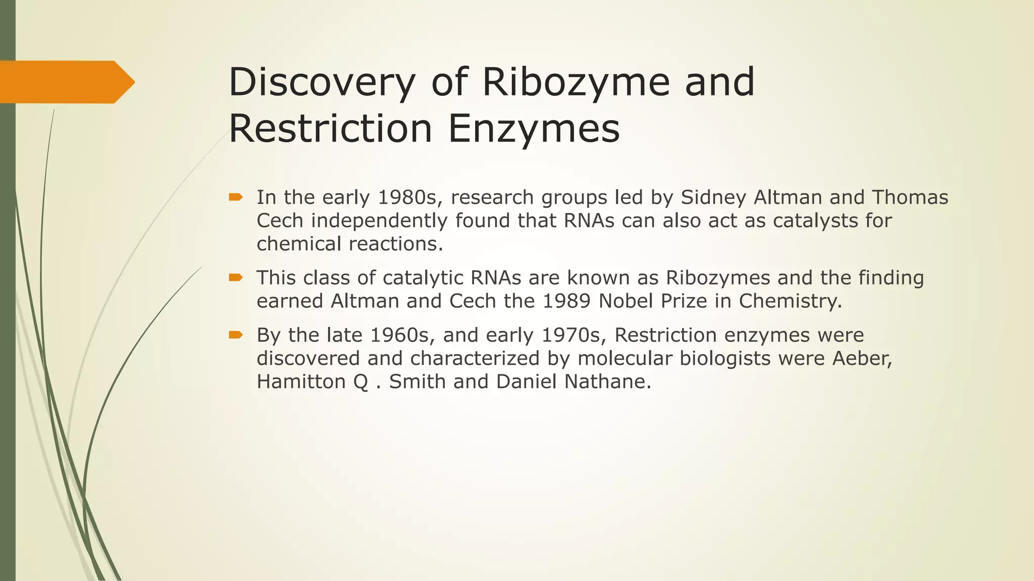 History of enzymes. | PPTX