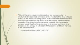 History of enzymes. | PPTX