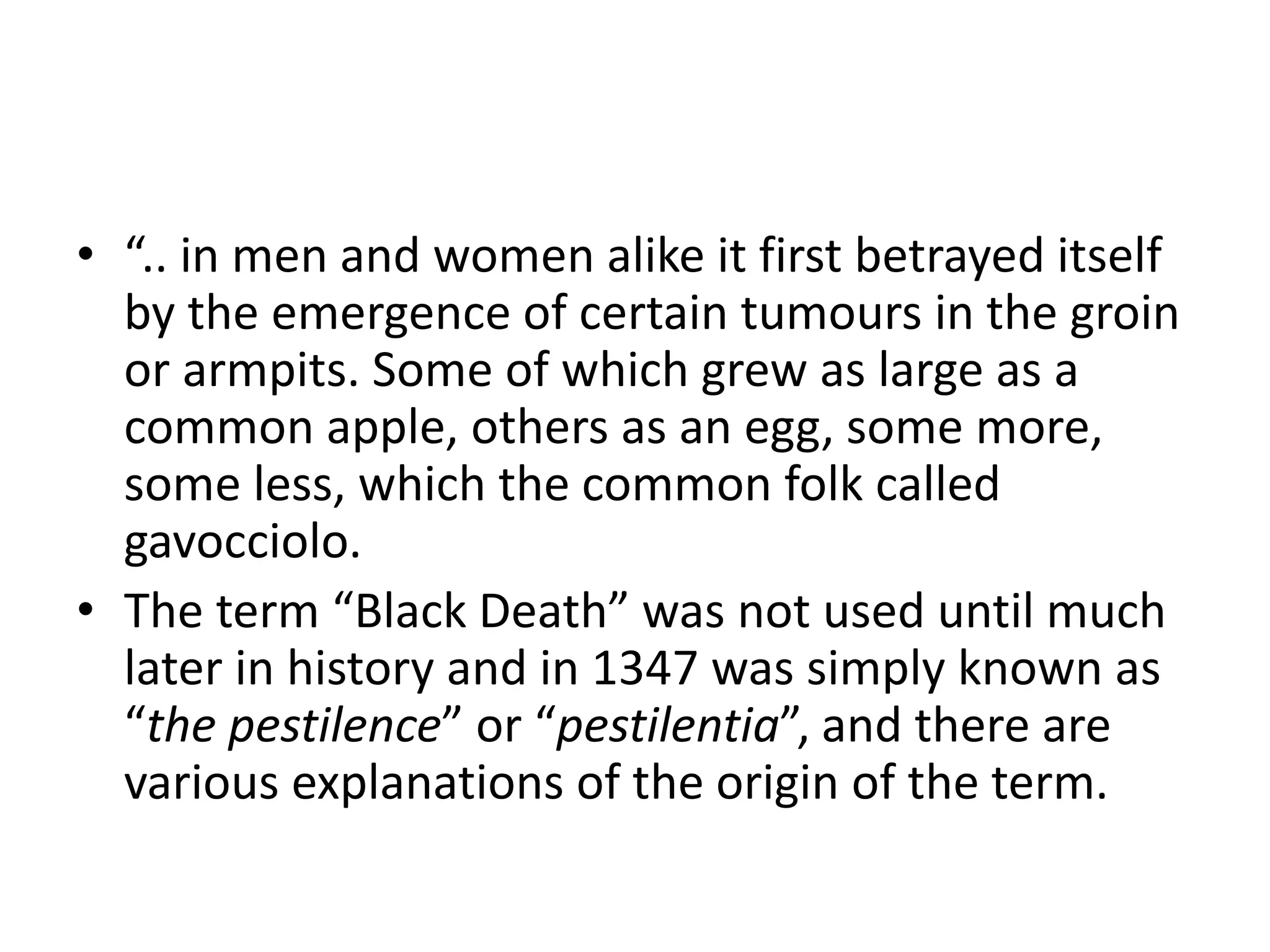 History of epidemics of plague | PPTX