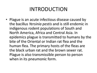 History of epidemics of plague | PPTX