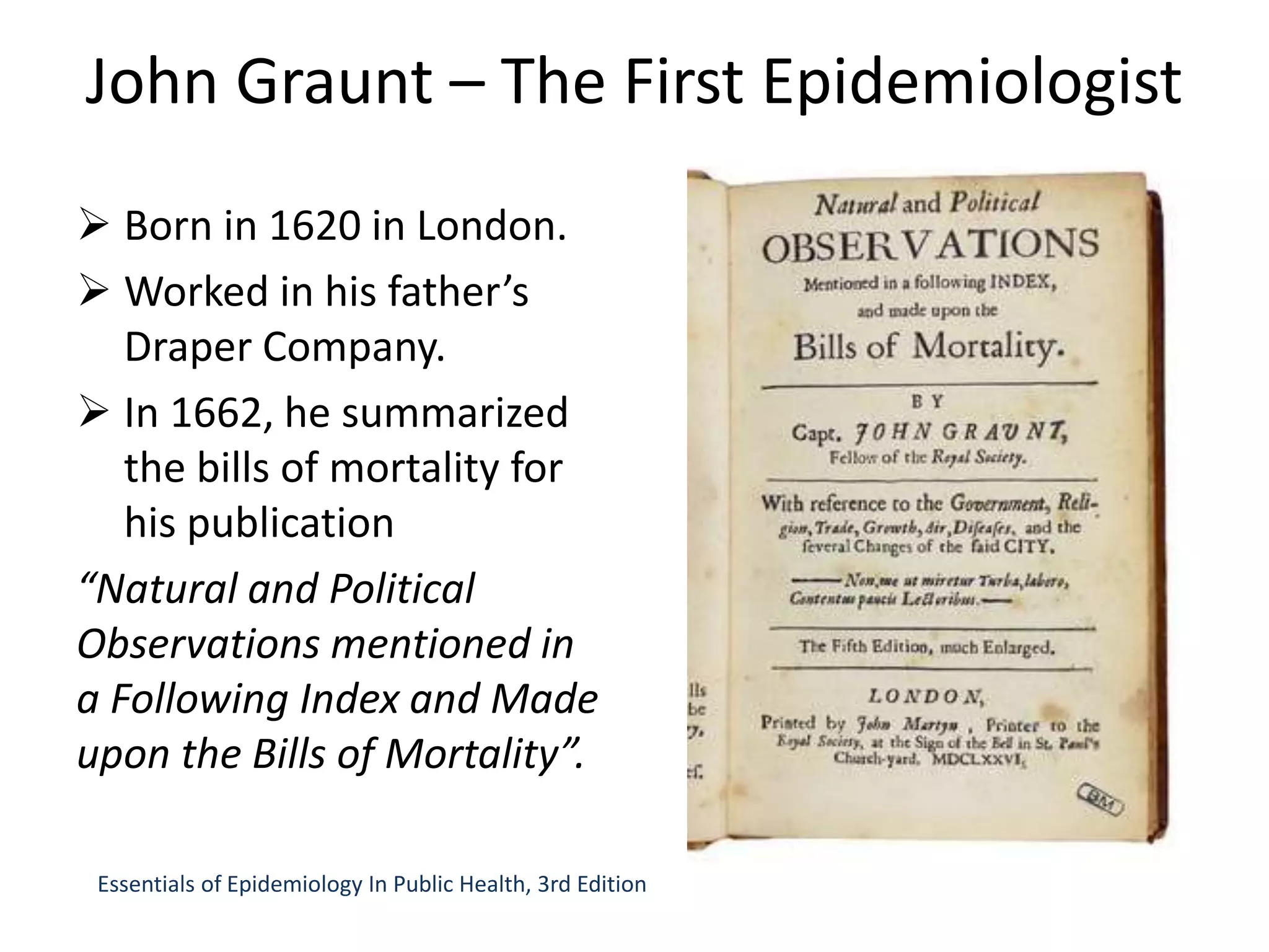 History of epidemiology | PPTX