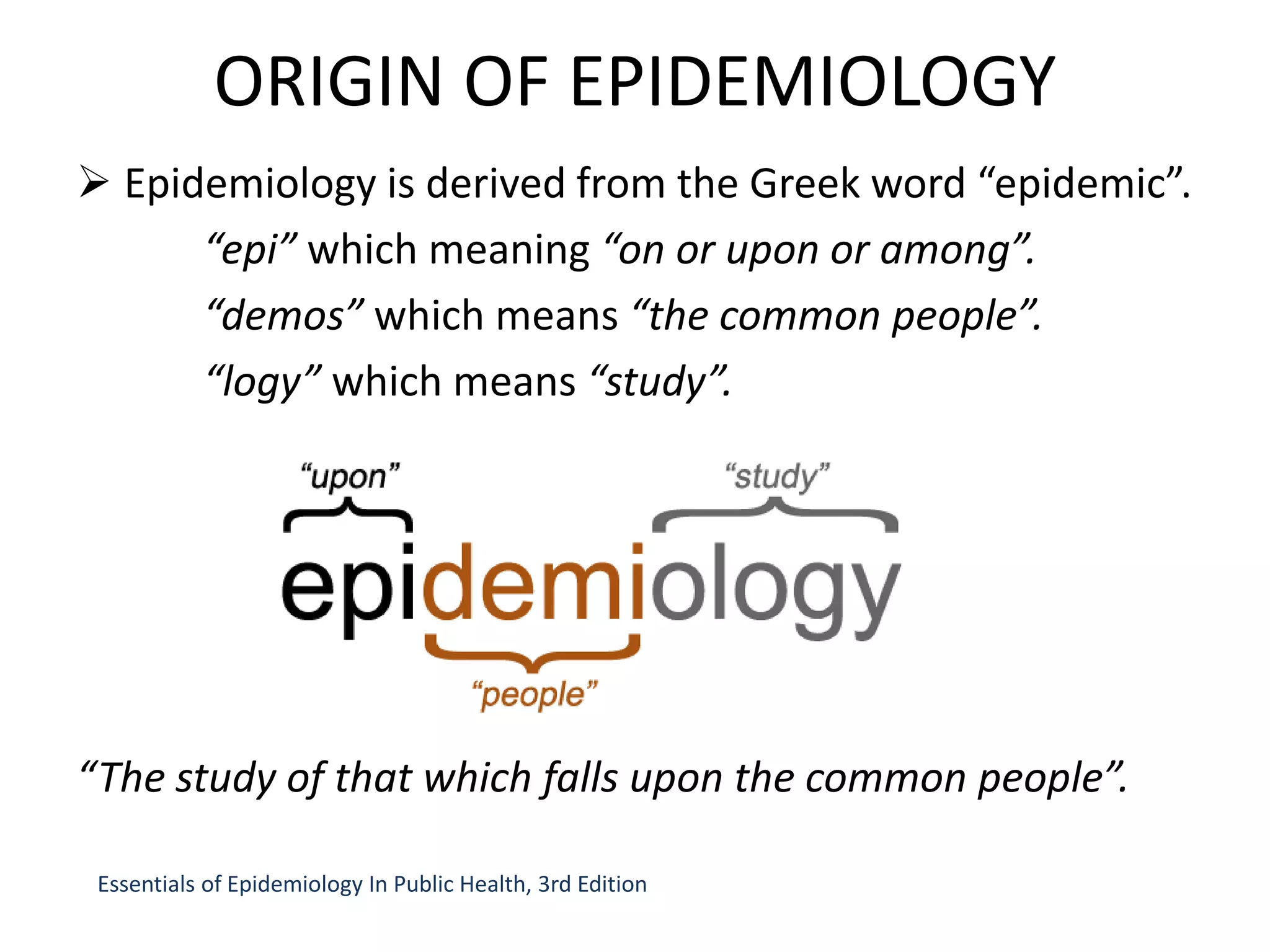 History of epidemiology | PPTX