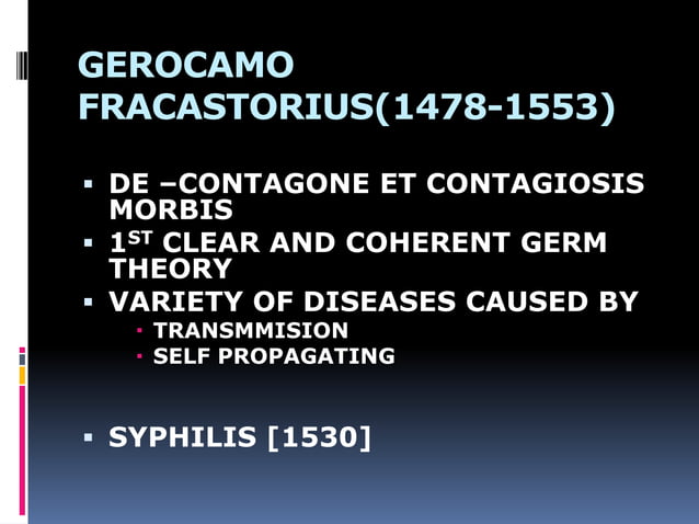 History Of Epi Sps Ppt