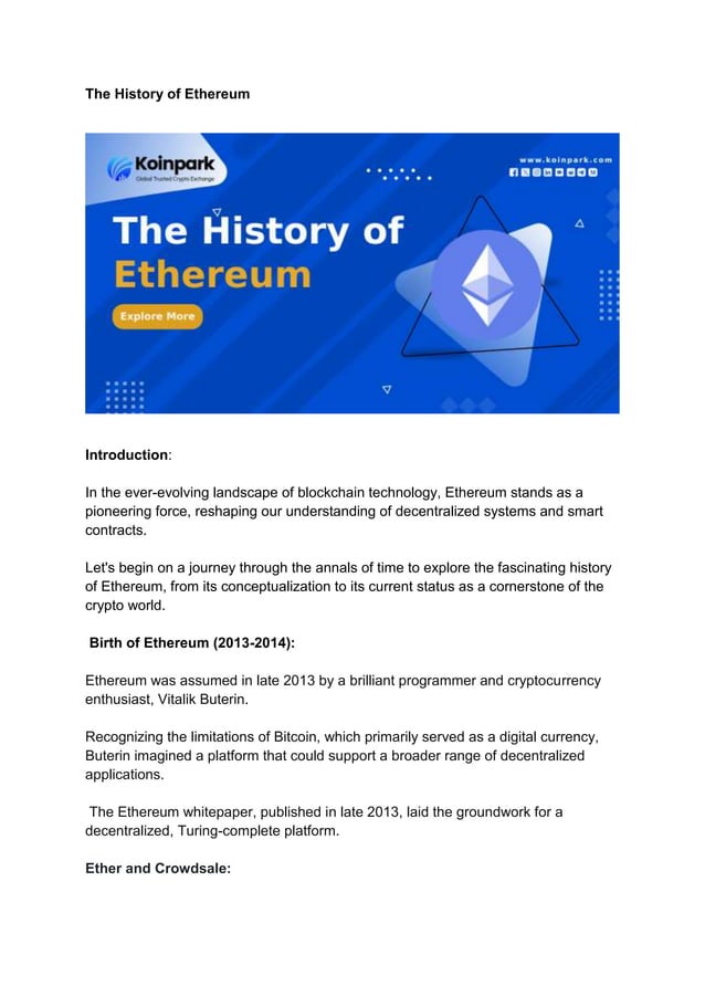 History of Ethereum.docx