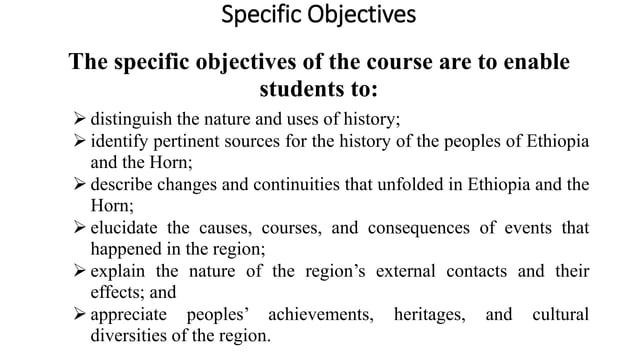 History of Ethiopia and the Horn Common Course (2).pptx | Islam ...