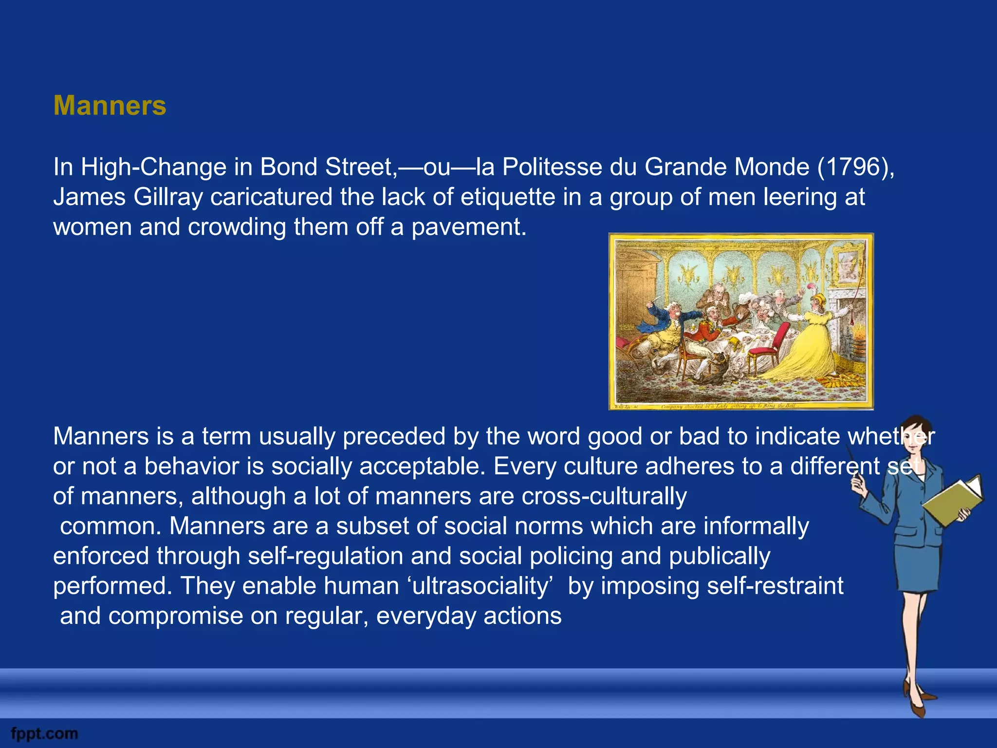 History of etiquette | PPT