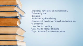 Role of Philosophers in French Revolution | PPTX