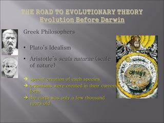 History of evolutionary thought | PPT